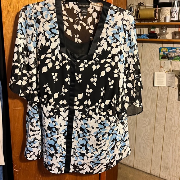 Lane Bryant | Tops | Lane Bryant Plus Size Blouse Two Piece | Poshmark